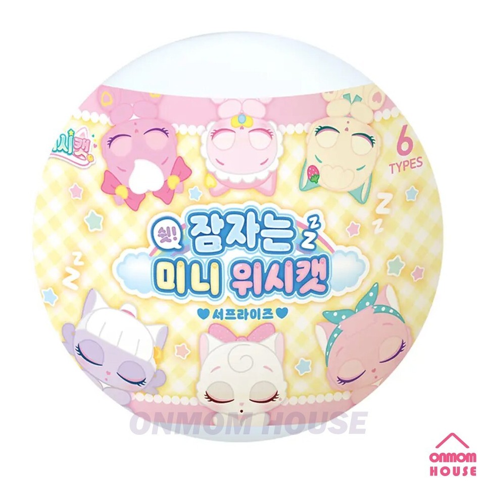 Sleeping Mini Wishcat Random Surprise Doll Wish Cat Korean Anime Toy ...