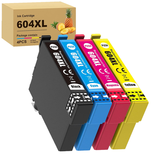 4 Ink Cartridges For Epson 604XL XP-2200 XP-2205 XP-3200 XP-3205 XP ...