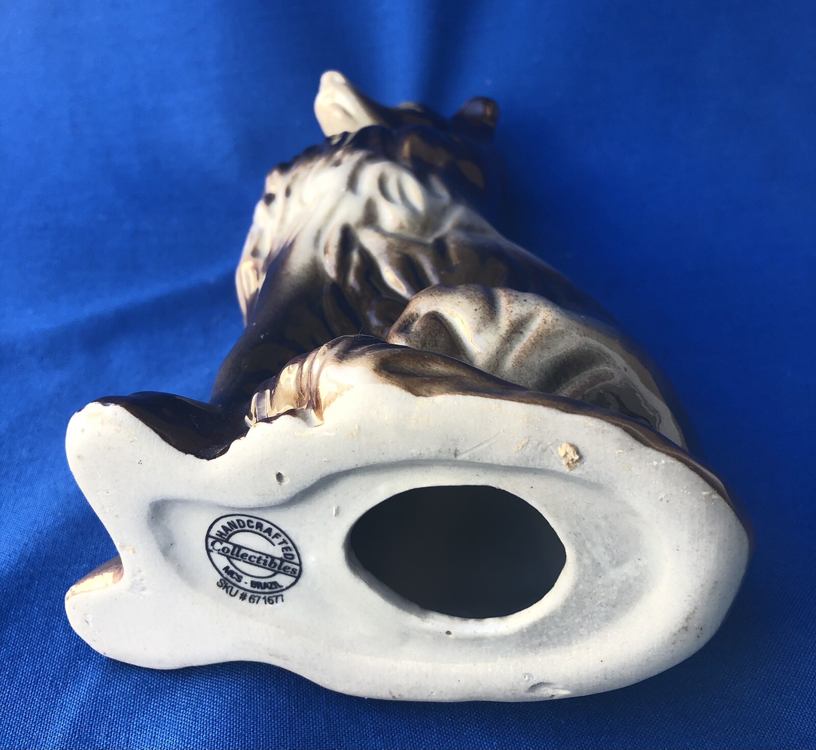 MCS Brazil Ceramic Collie Dog Figurine Handcrafted Collectibles 7 ...