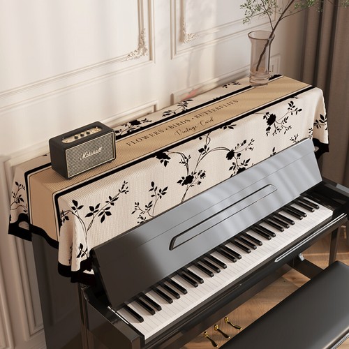 31"x78" Piano Cover Cloth Fabric Decorative Dust-proof Upright Piano ...