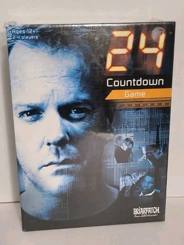 24 Countdown Board Game TV NEW Sealed 2006 Briarpatch Jack BAUER Free ...