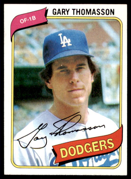 1980 TOPPS BASEBALL #127 GARY THOMASSON | eBay