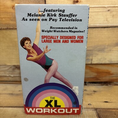 The XL Workout VHS VCR Video Tape Used Melanie Kirk Stauffer RARE HTF ...