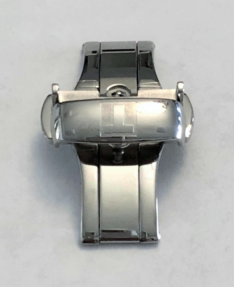 Original Tissot 18mm Steel Clasp Fits Leather straps 18mm Where Buckle ...