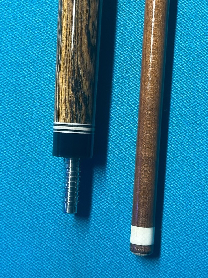 Custom Jeffrey Tucker Bacote , Splated Maple Pool Cue, 30”Kielwood ...