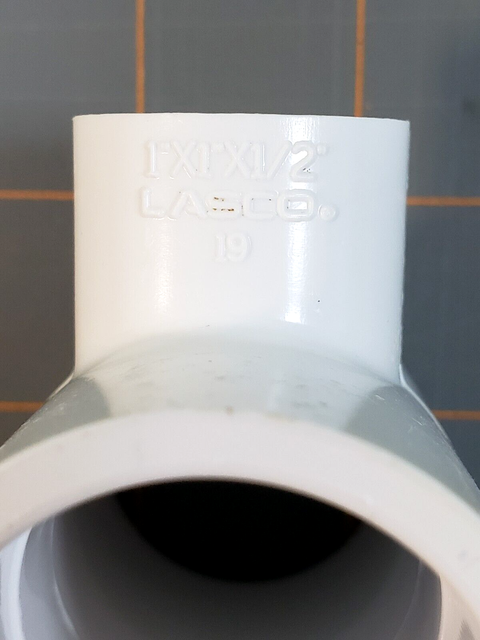 Lasco 3/4" SCH40 PVC D2466 0.75" - SCH 40 for sale online | eBay