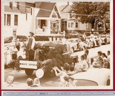 Minute Tapioca Float in Street Parade Antique 8 x 10 Photo, ca. 1940s ...