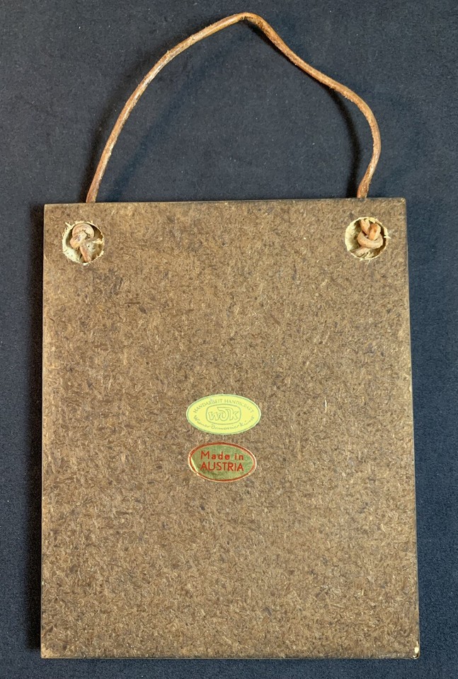 Vintage Handarbeit Handicraft Austria Salzburg Wall Hanging - Made in ...