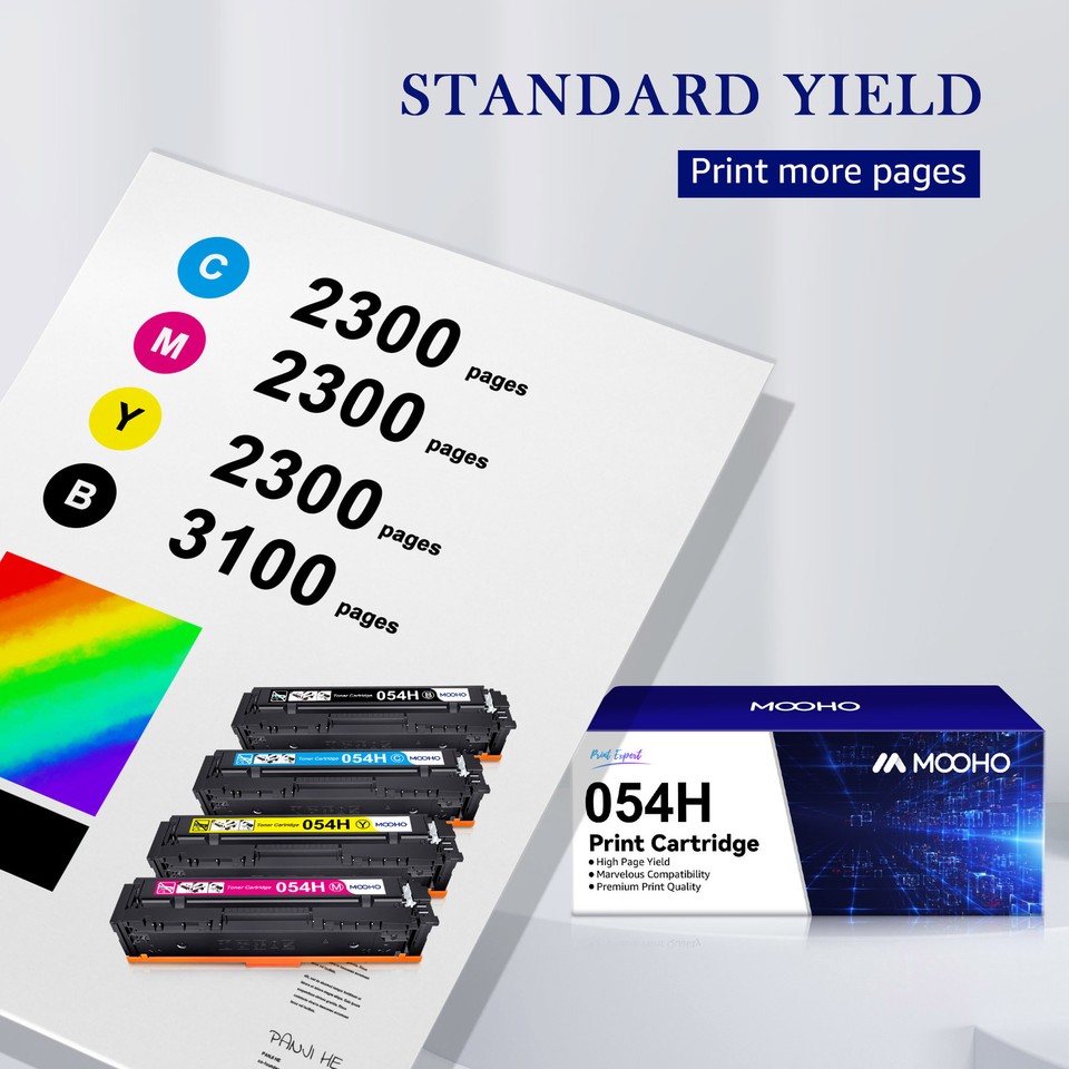 Compatible With Canon CRG 054 054H LBP622cdw MF641cw MF642cdw MF644cdw ...