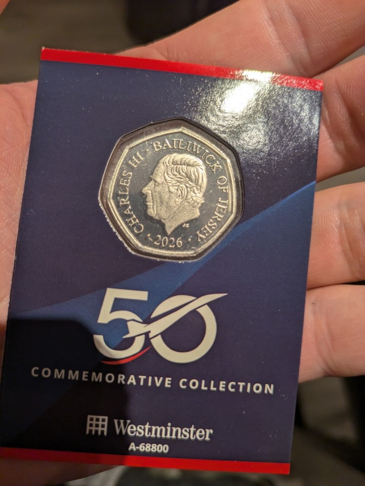 2026 Concorde 50p Coin Brand New Concorde 50th Anniversary 50p Coin ...