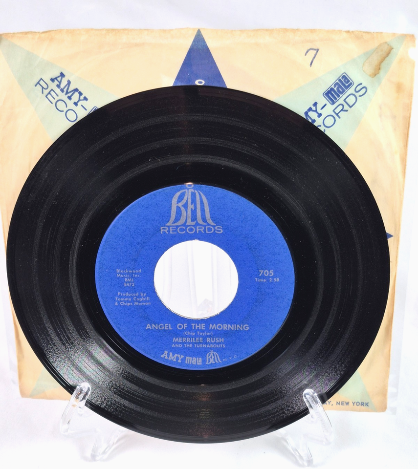 MERRILEE RUSH Angel Of The Morning 45 7" POP ROCK Record Vinyl Records ...
