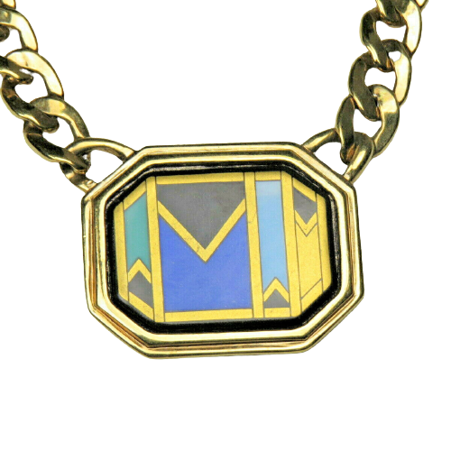 Michaela Frey Wille Team Pendant Chain Necklace Art Deco Modern ...