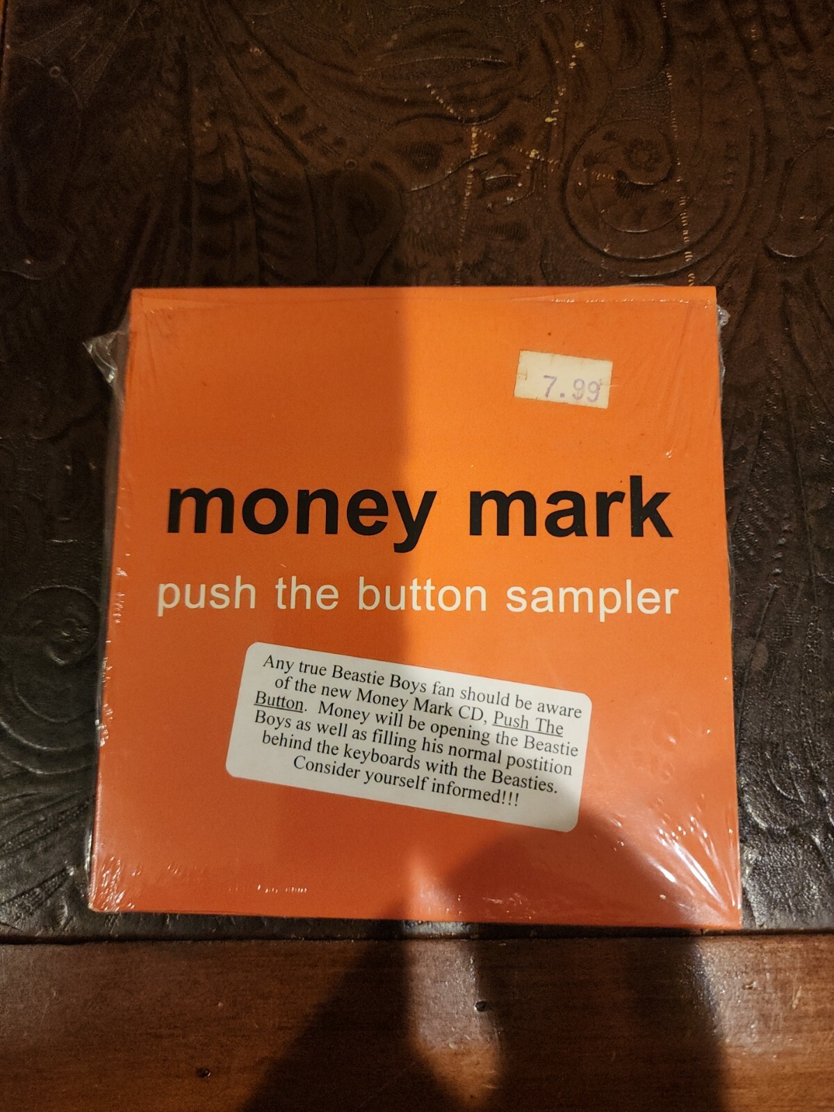 Money Mark Push the Button CD Retailers Advance Release Promo Beastie ...