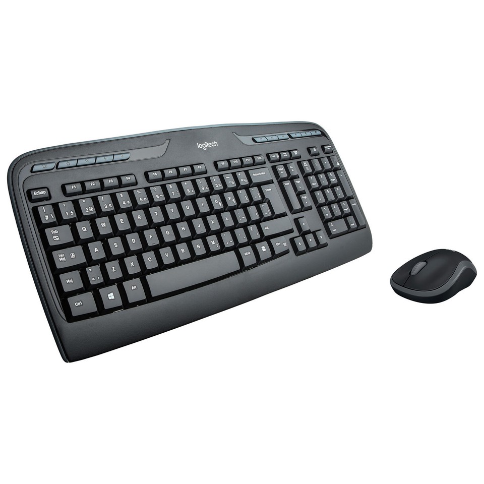 Logitech Wireless Desktop MK320 2.4GHz Wireless Keyboard French Layout ...