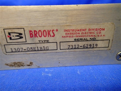 BROOKS TYPE 1307-08E1B1G FLOW METER | eBay