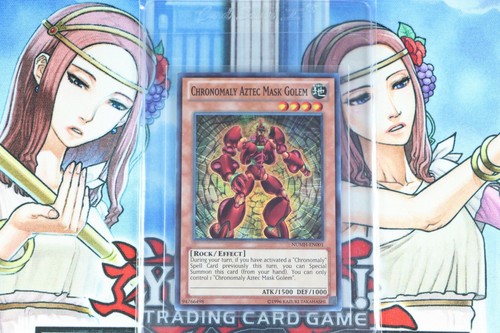 Yugioh Chronomaly Aztec Mask Golem NUMH-EN001 Ulimited Edition Super ...