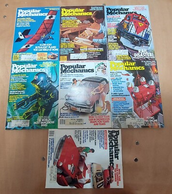 vintage antique assorted 1979 historic Popular Mechanics JAN 1979 thru ...