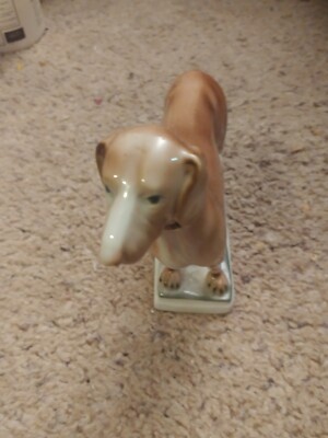 Zsolnay Hungarian Vizsla Dog Figurine Porcelain | eBay