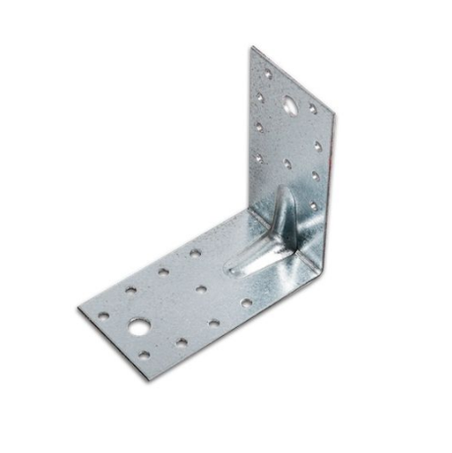 10x Winkelverbinder mit Verstärkung Bauwinkel Holzverbinder Holz Winkel ...