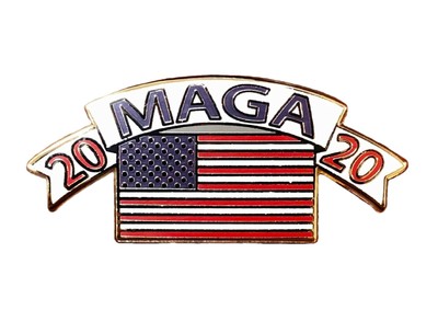 TRUMP MAGA VICTORY PIN - 24K Gold Plated Polished Enamel Lapel Pin | eBay
