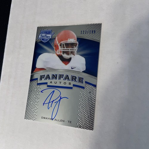 2012 Press Pass Fanfare #FFDA Dwayne Allen Autograph Blue #/199 | eBay