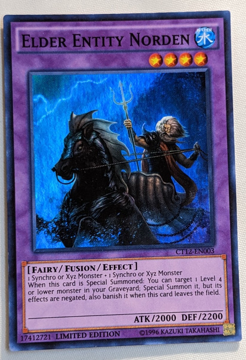 Yu-Gi-Oh! TCG:Elder Entity Norden:2015 Mega-Tin:CT12-EN003:Limited ...