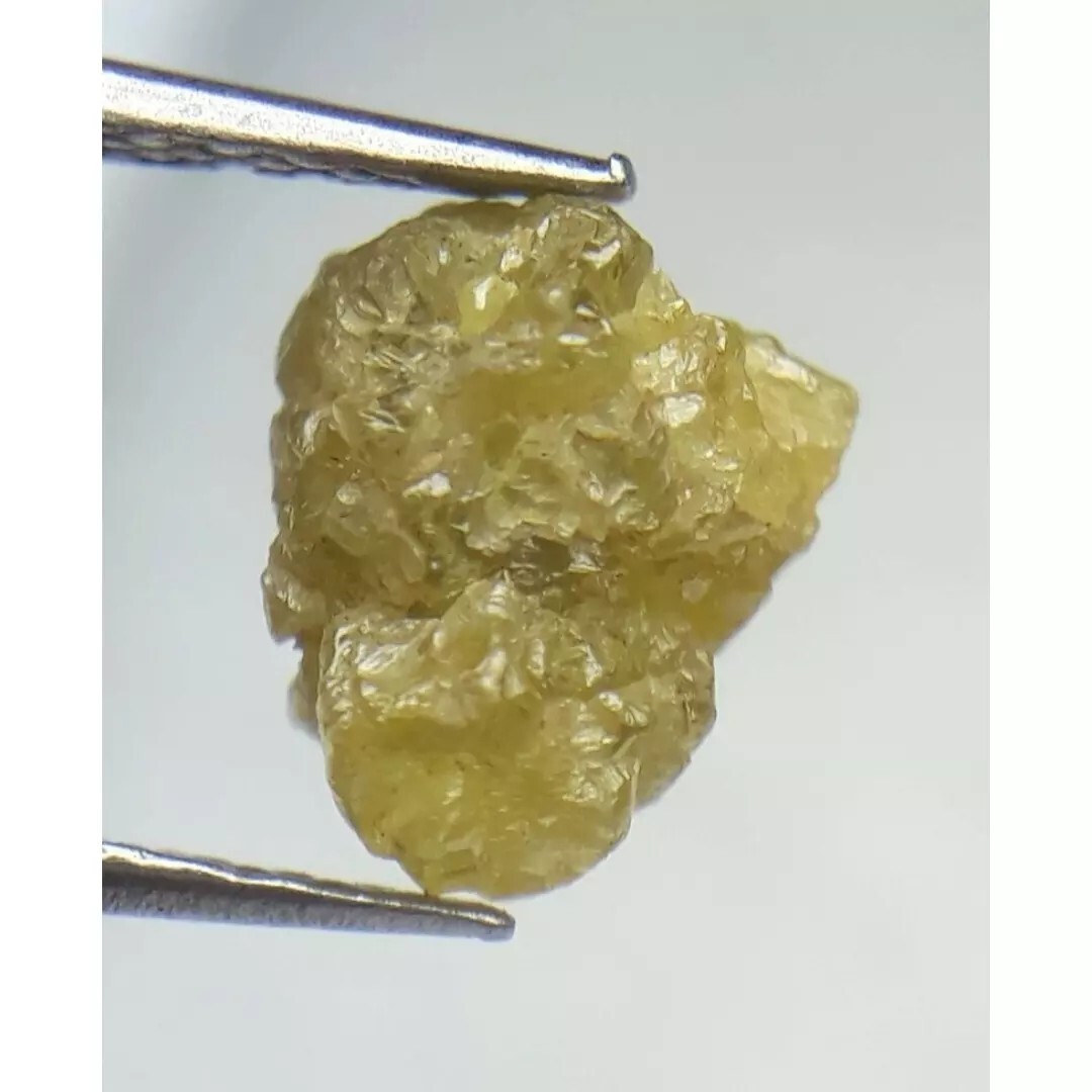 1.15 Ct, Natural Yellow Diamond,Yellow Rough Diamond,Uncut Diamond,Raw ...