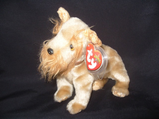 TY Beanie Baby - Schnitzel The Schnauzer Dog Plush Stuffed Animal for ...