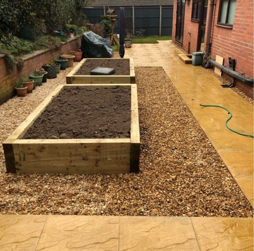 33 X BRADSTONE PEAK RIVEN BUFF PAVING SLABS FLAGS 600x600m CODE 03086 ...