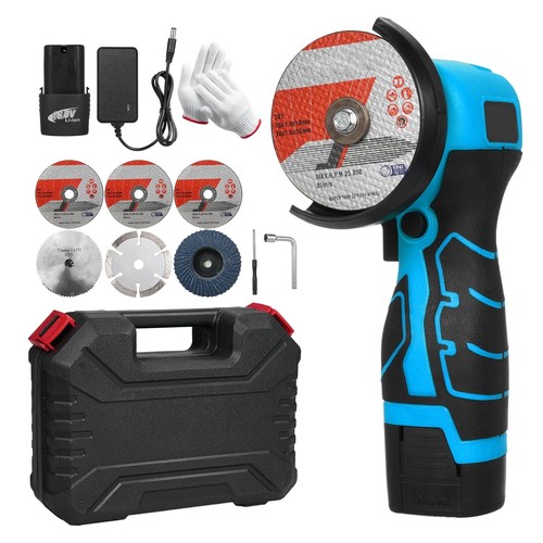 Cordless Brush Angle Grinder Kit, 7000rpm Mini Electric Angle Grinding ...