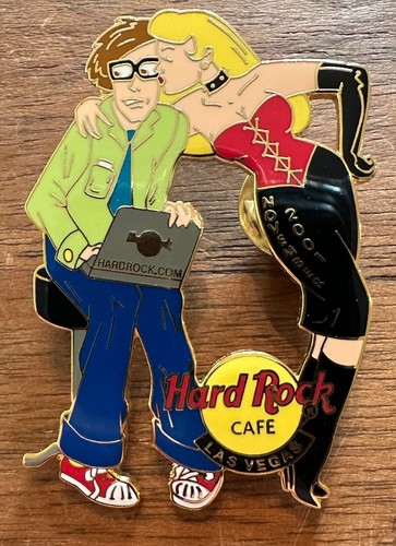 Hard Rock Cafe pin Las Vegas 'Comdex' 2001 - Computer Guy with Notebook ...