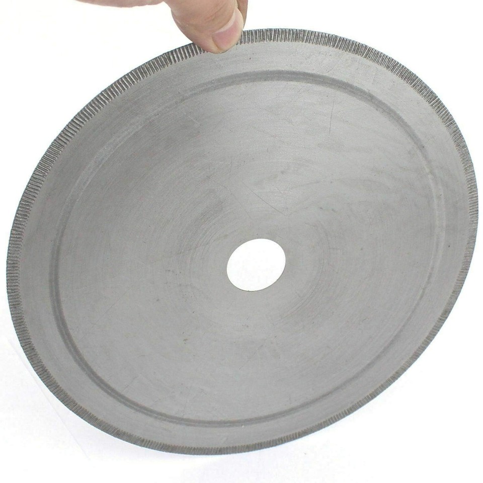 6-10" inch 150-250mm Diamond Lapidary Saw Blade Notched Thin Rim Tools ...