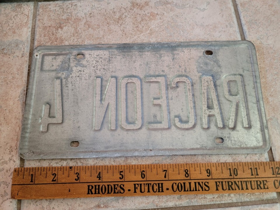 2006 Illinois Race On 4 License Plate Nascar Dirt Open Wheel Racing ...