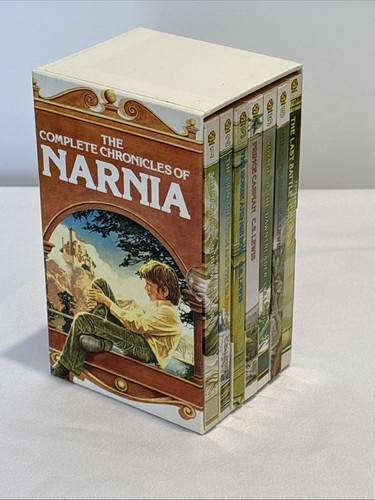 Vintage CS Lewis The Chronicles Of Narnia Series 1-7 Complete Paperback ...