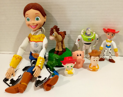 Toy Story Mix Play Lot Jessie 13 Inch Fast Food Bullseye Buzz Finger ...