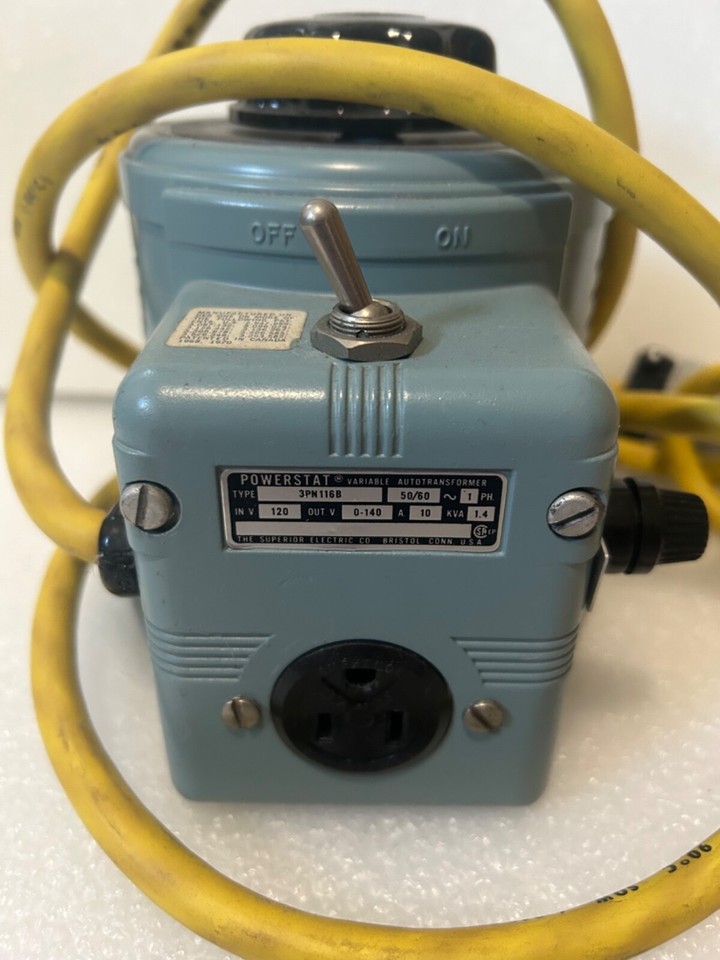 Superior Electric Co. Powerstat 3PN116B Variable Autotransformer ...