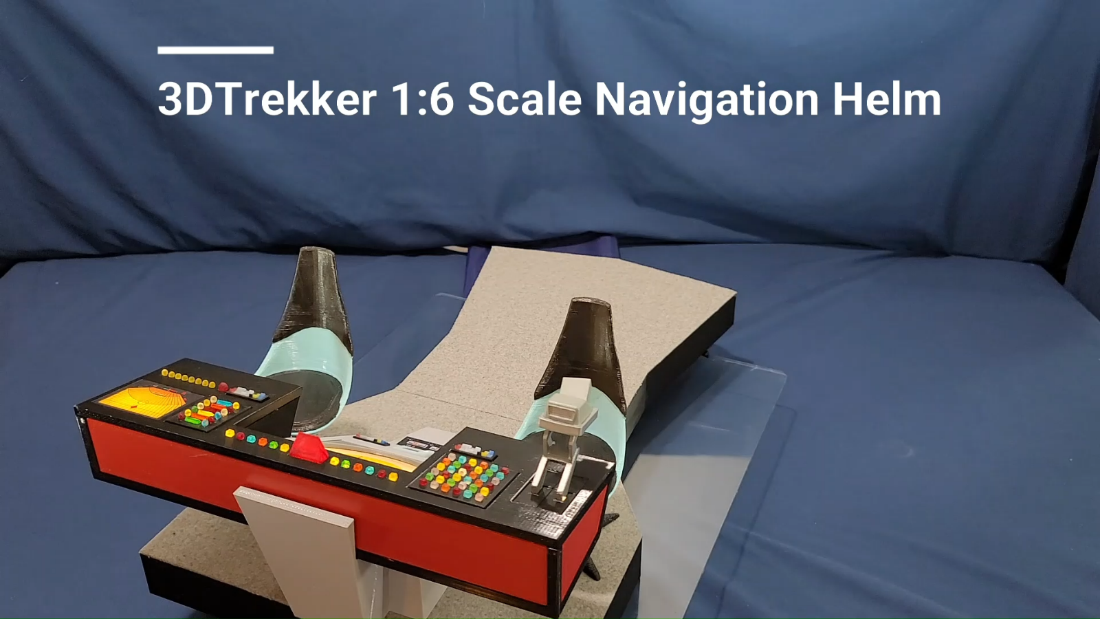 TOS 1:6 Scale Navigation Helm for your QMx / other Star Trek 12 ...
