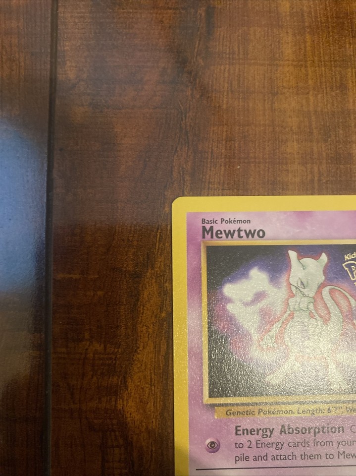 Pokemon Mewtwo Black Star Promo #3 1999 WOTC Kids WB The First Movie NM ...