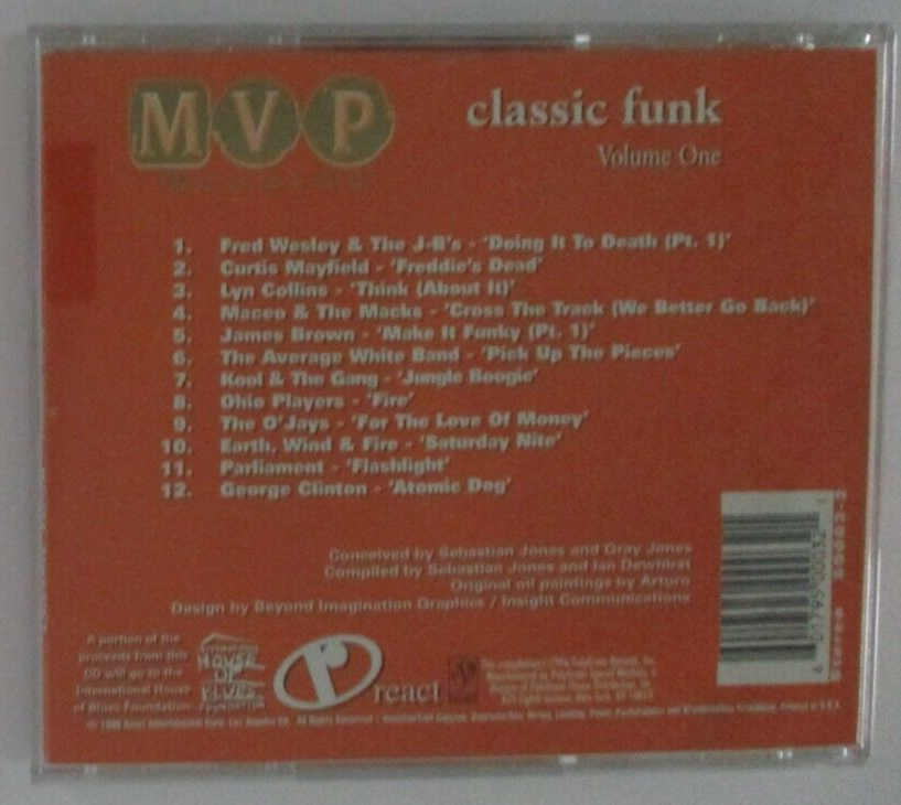 MVP, "Classic Funk, Vol. 1", Funk/Soul Compilation CD, Various Artists ...