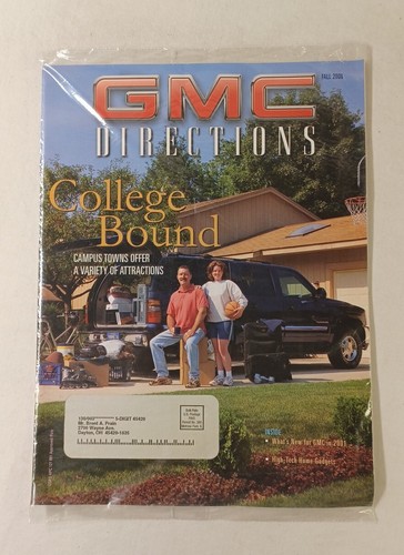 GMC Directions Magazine Fall 2000 College Bound NEW SEALED | eBay