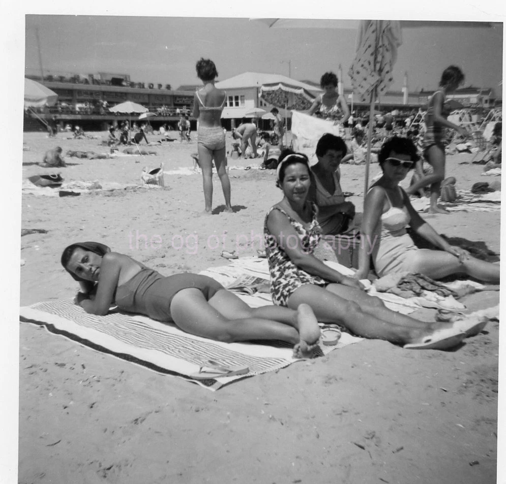 Vintage Black And White Beach Photography