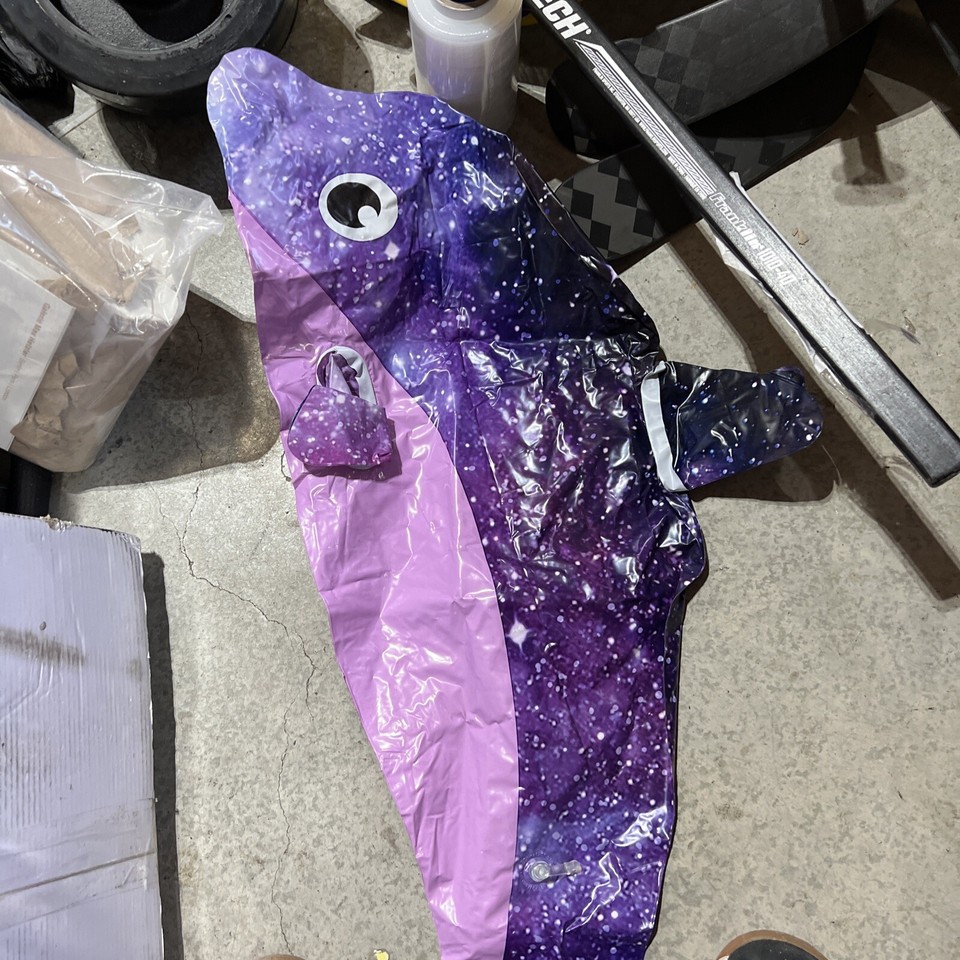 32" Inflatable Star Sky Dolphin Swimming Pool Water Float Blow Toy ...