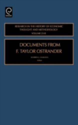 Research in the History of Economic Thought and Methodology Ser ...