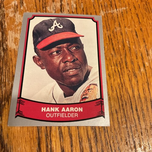 1988 Pacific Baseball Legends Collectible Card #1 HANK AARON Atlanta ...