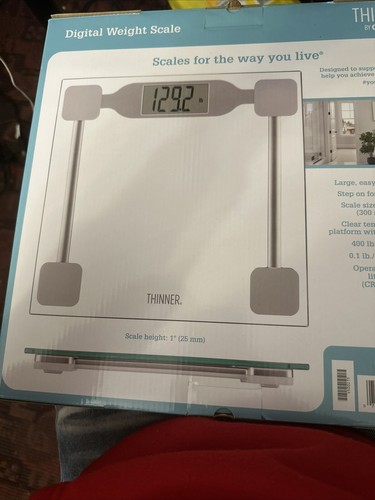 THINNER by CONAIR TH310Digital Glass Weight Scale | eBay