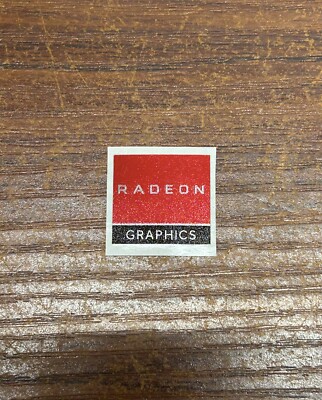 1x AMD Radeon Graphics Desktop / Laptop sticker label (NEW) | eBay