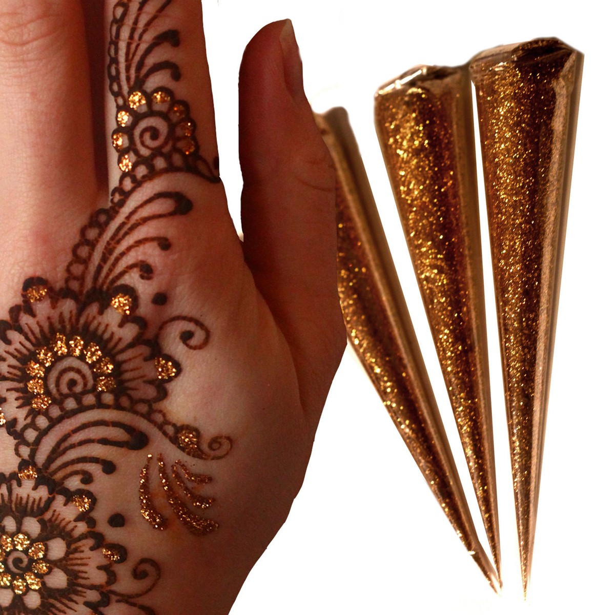 Sparkle Henna Tattoos 195pcs Henna Tattoo Stencil Kit For Women Girls