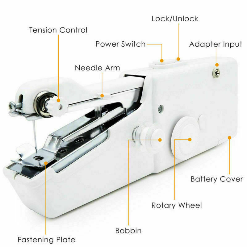 🔥Portable Smart Electric Tailor Stitch Handheld Sewing Mini Machine ...