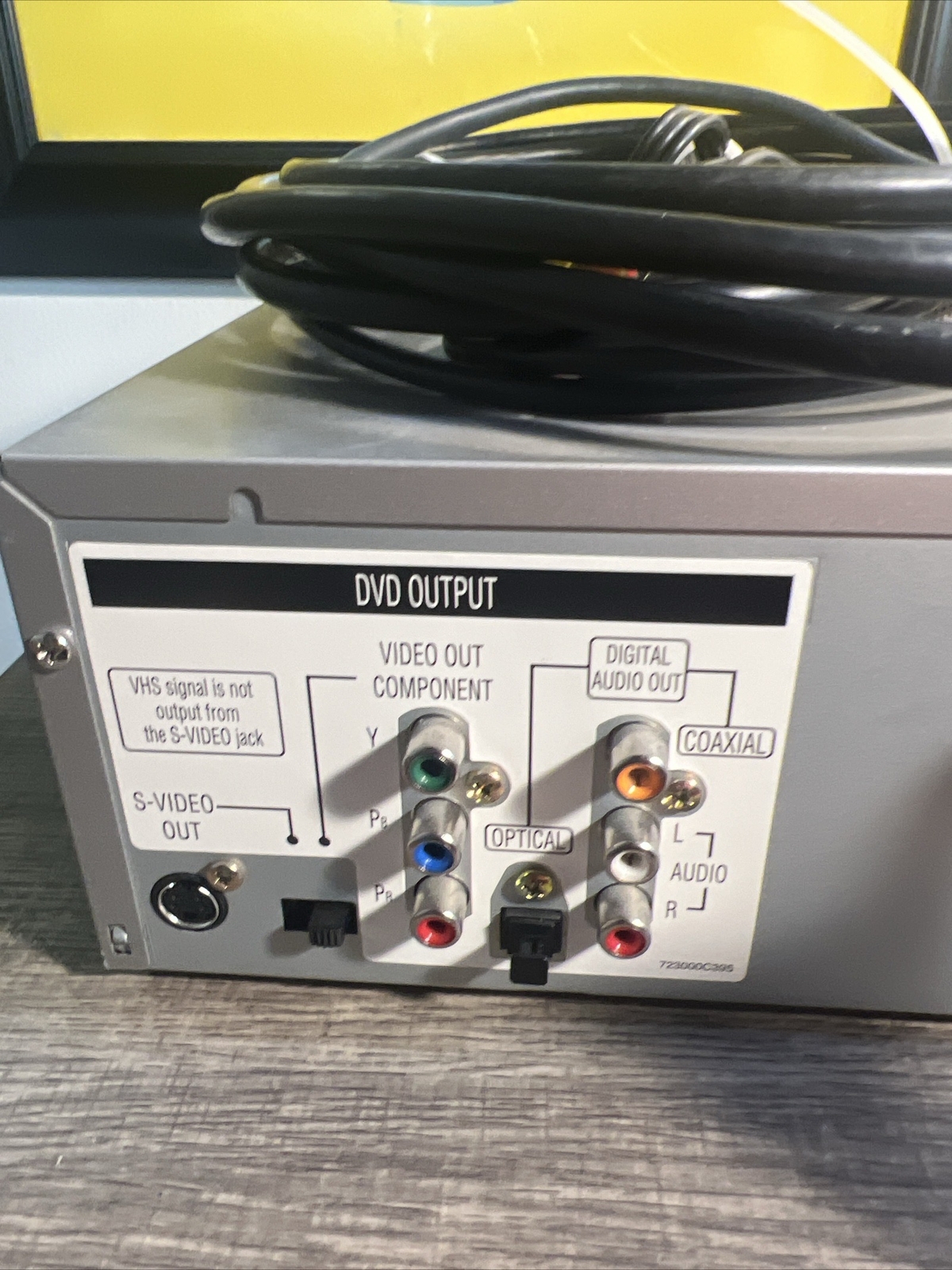 Panasonic PV-D4744S-A VCR VHS DVD Combo Player W/remote Manual AV Extra ...