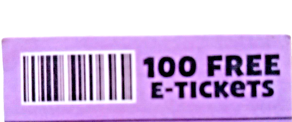 Chuck E Cheese's RARE TICKET BLASTER GUEST BONUS COLLECTOR MONEY #100 E ...